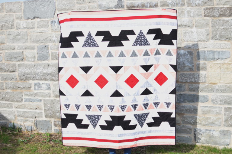 A warrior quilt for Kasia - Apples & Beavers