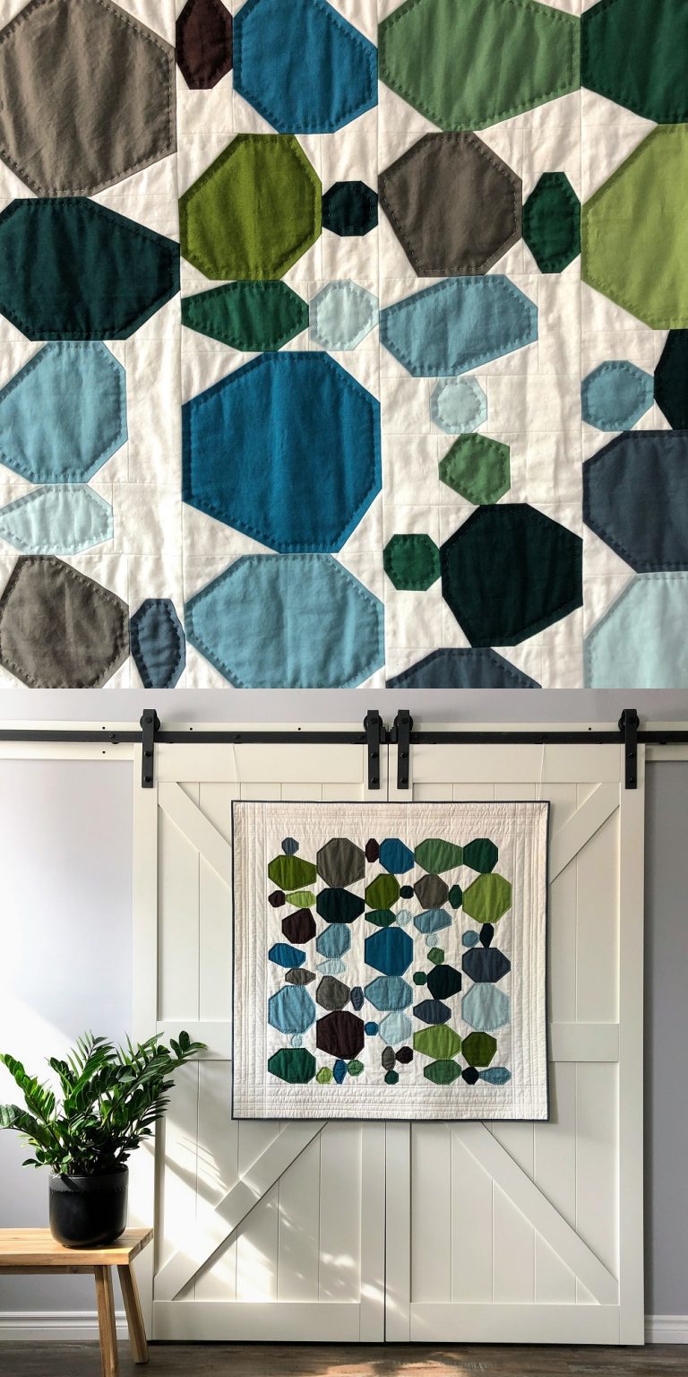 River Rocks quilt - how it all started... - Apples & Beavers