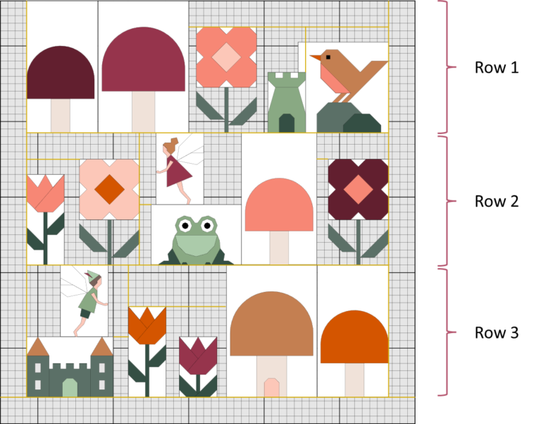 How to make a sweet and magical Fairy Meadow quilt - Apples & Beavers